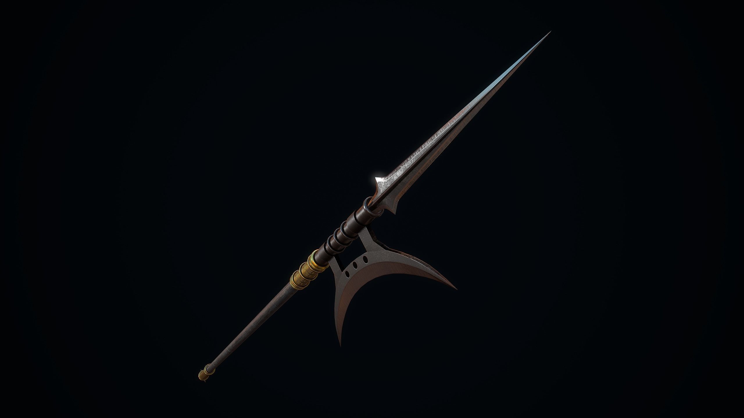 3D model Ancient Chinese Pike VR / AR / low-poly | CGTrader