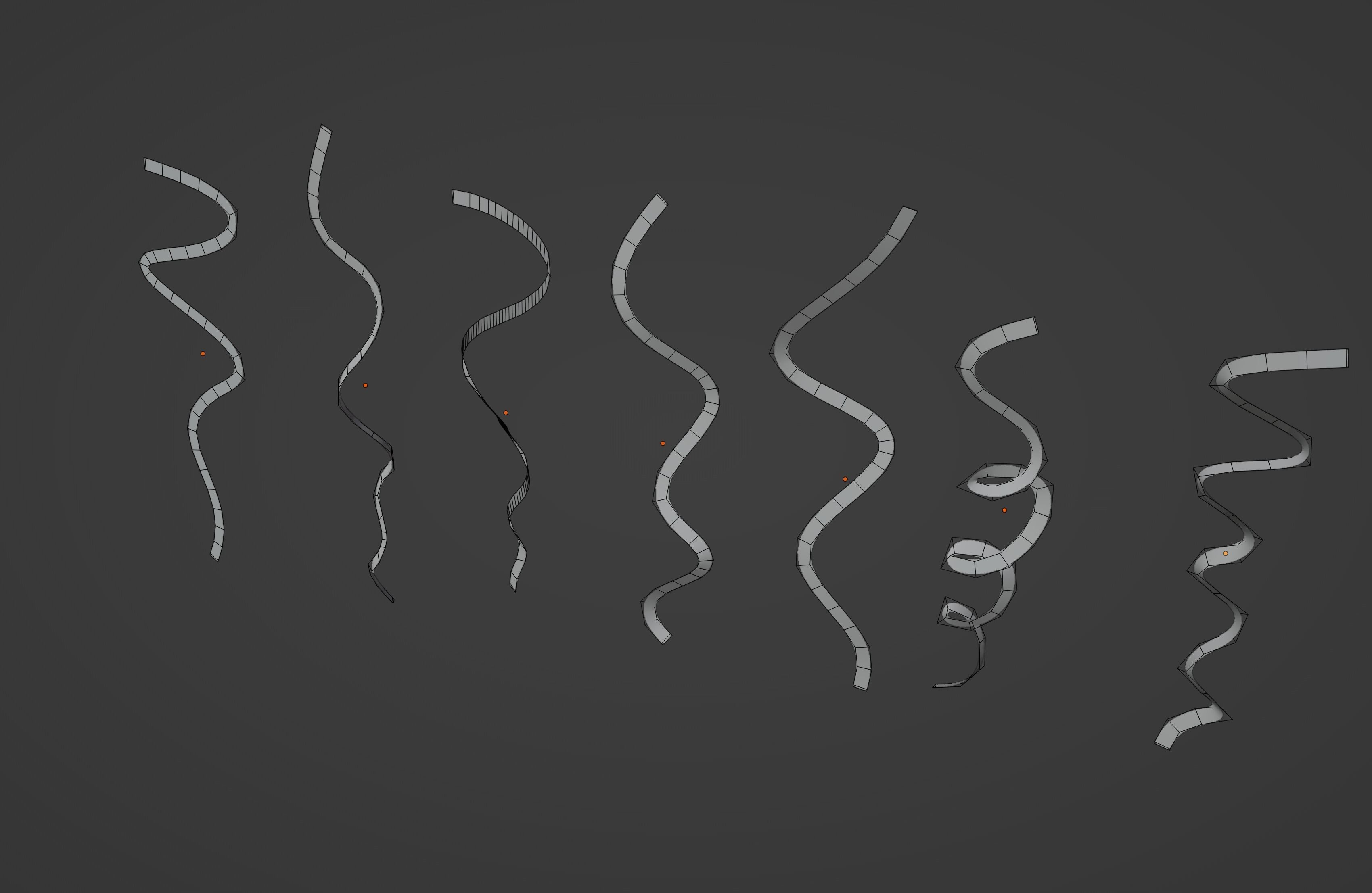 Streamers 3D model | CGTrader