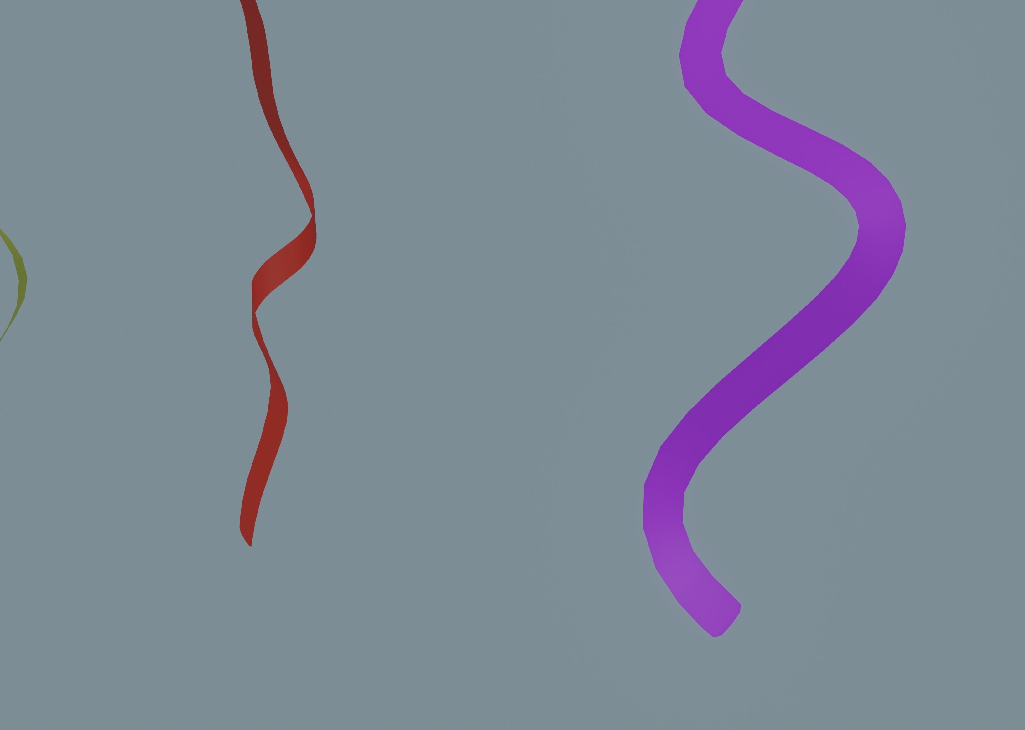 Streamers 3D model | CGTrader