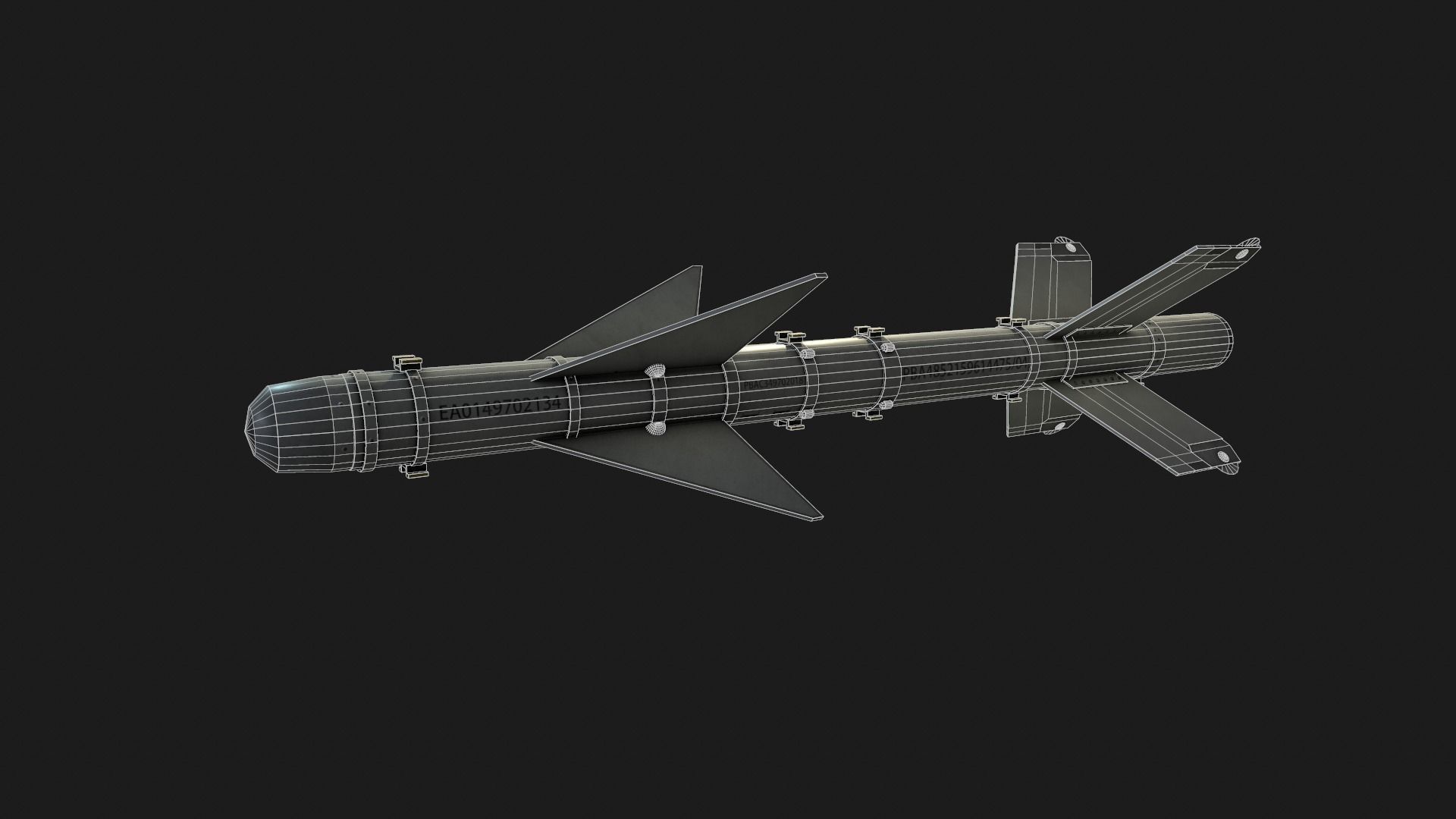 3D model PL Missiles VR / AR / low-poly | CGTrader