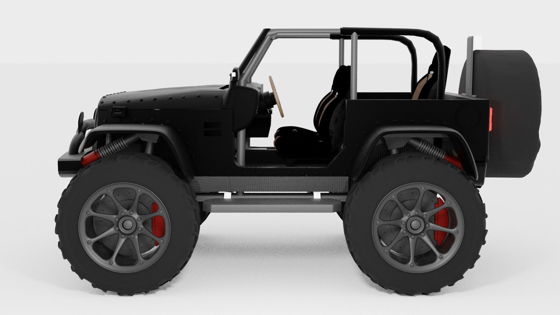 Jeep car free 3D model | CGTrader