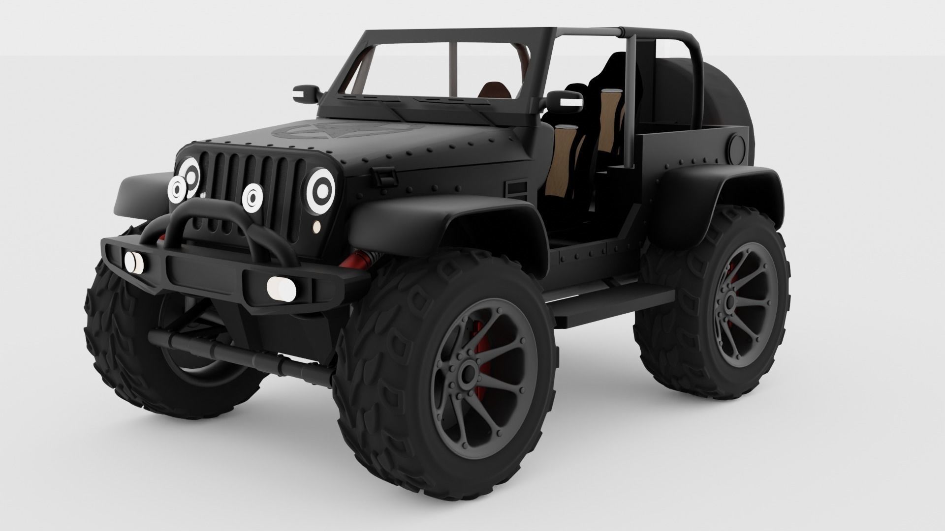 Jeep car free 3D model | CGTrader
