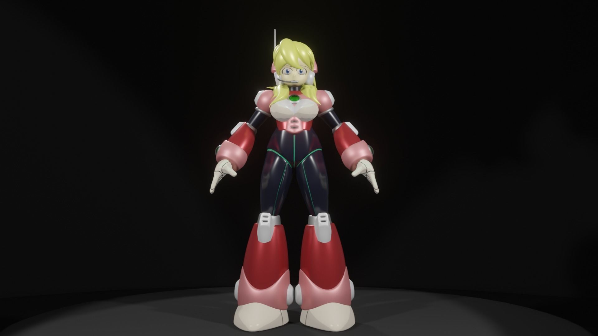 3D model Alia from Megaman X5 VR / AR / low-poly | CGTrader