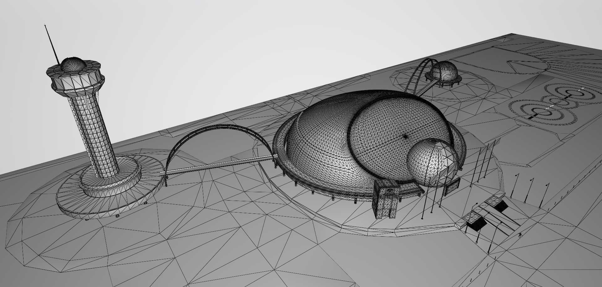 Konya Science Center 3D model | CGTrader