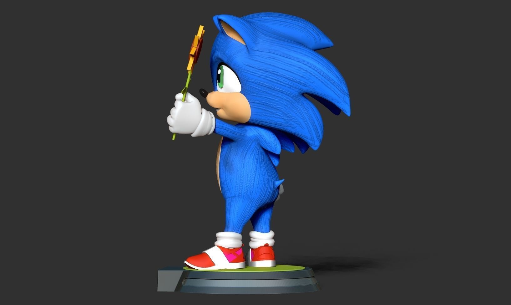 Baby Sonic 3D model 3D printable | CGTrader