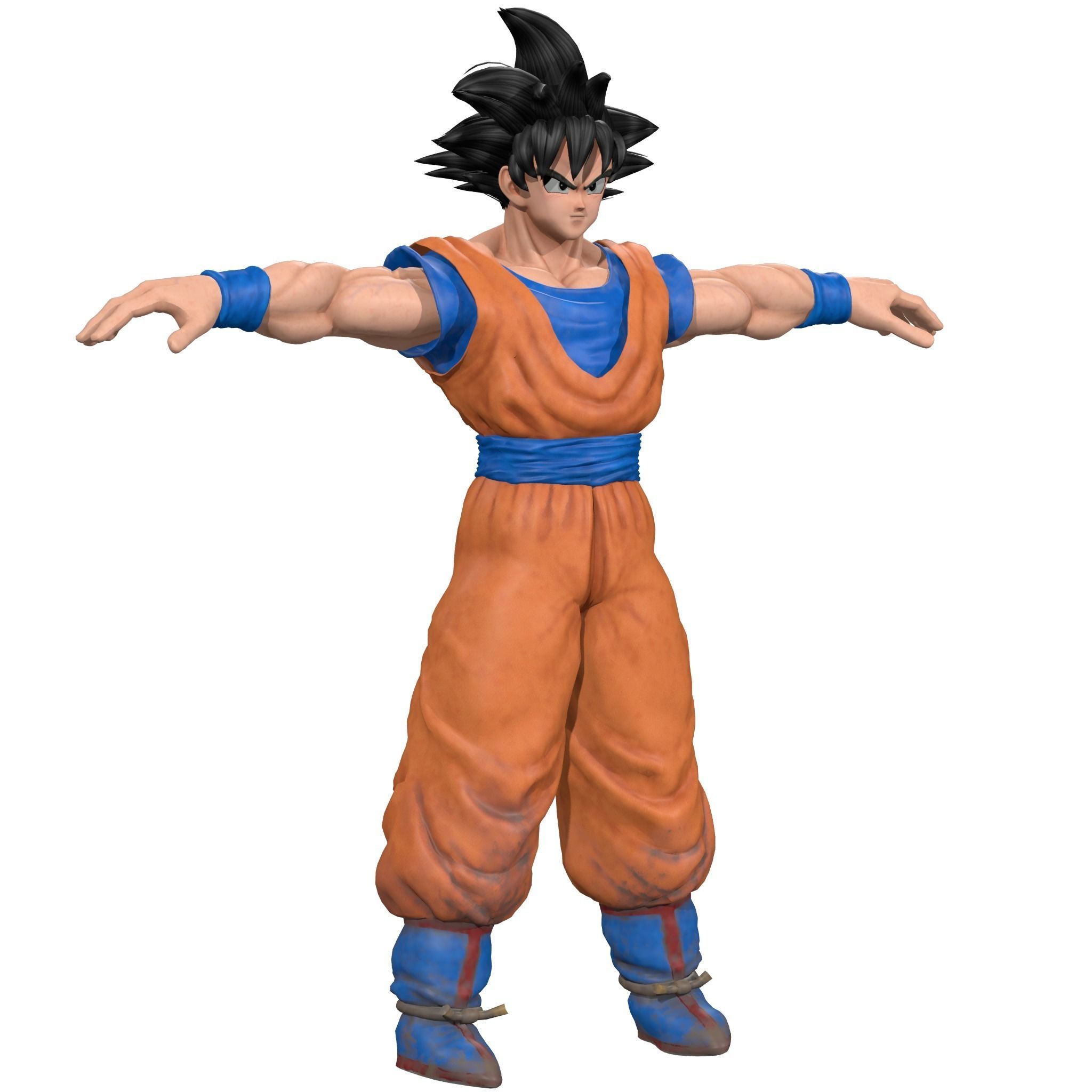 Goku Rigged- Dragon ball z 3D model rigged | CGTrader