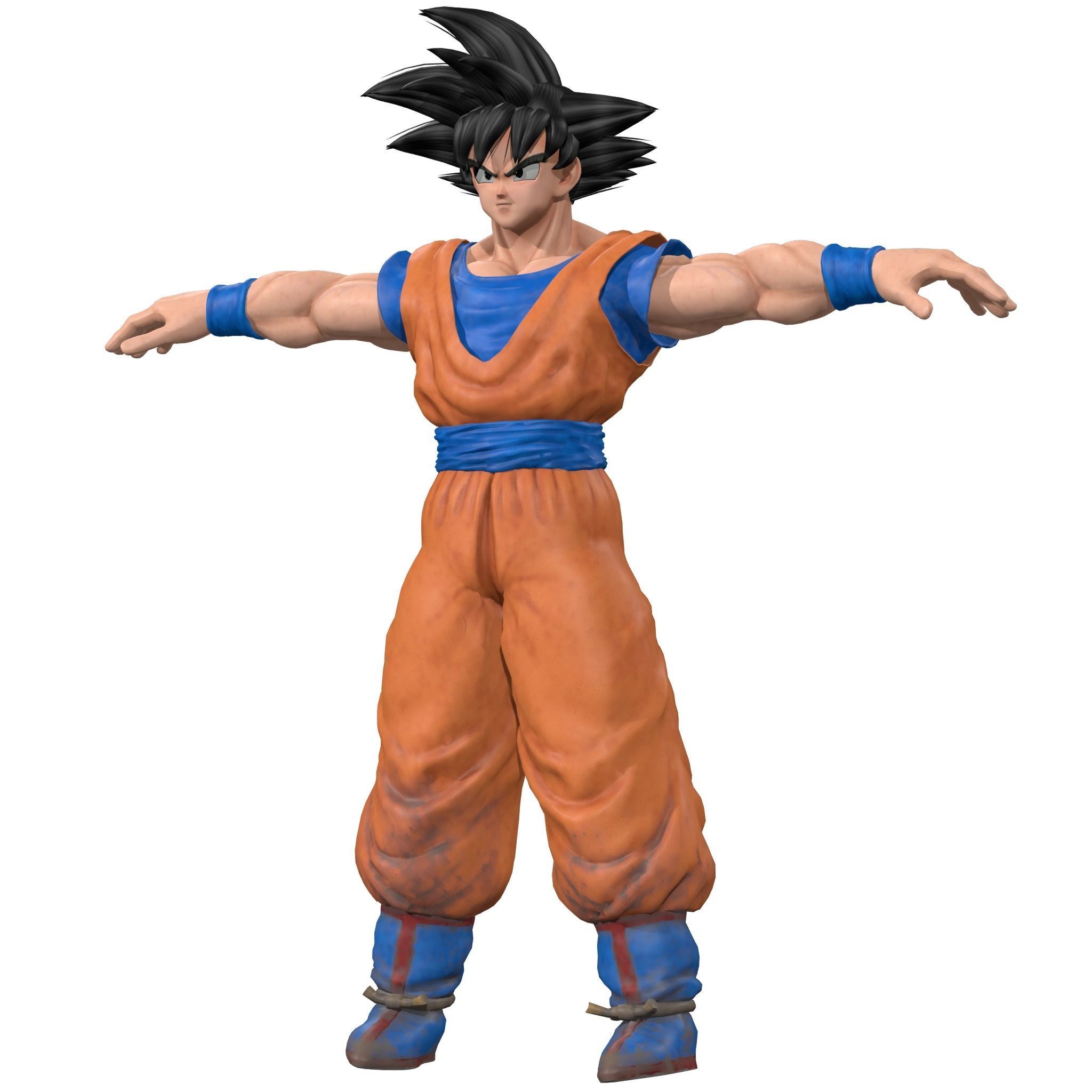 Goku Rigged- Dragon ball z 3D model rigged | CGTrader