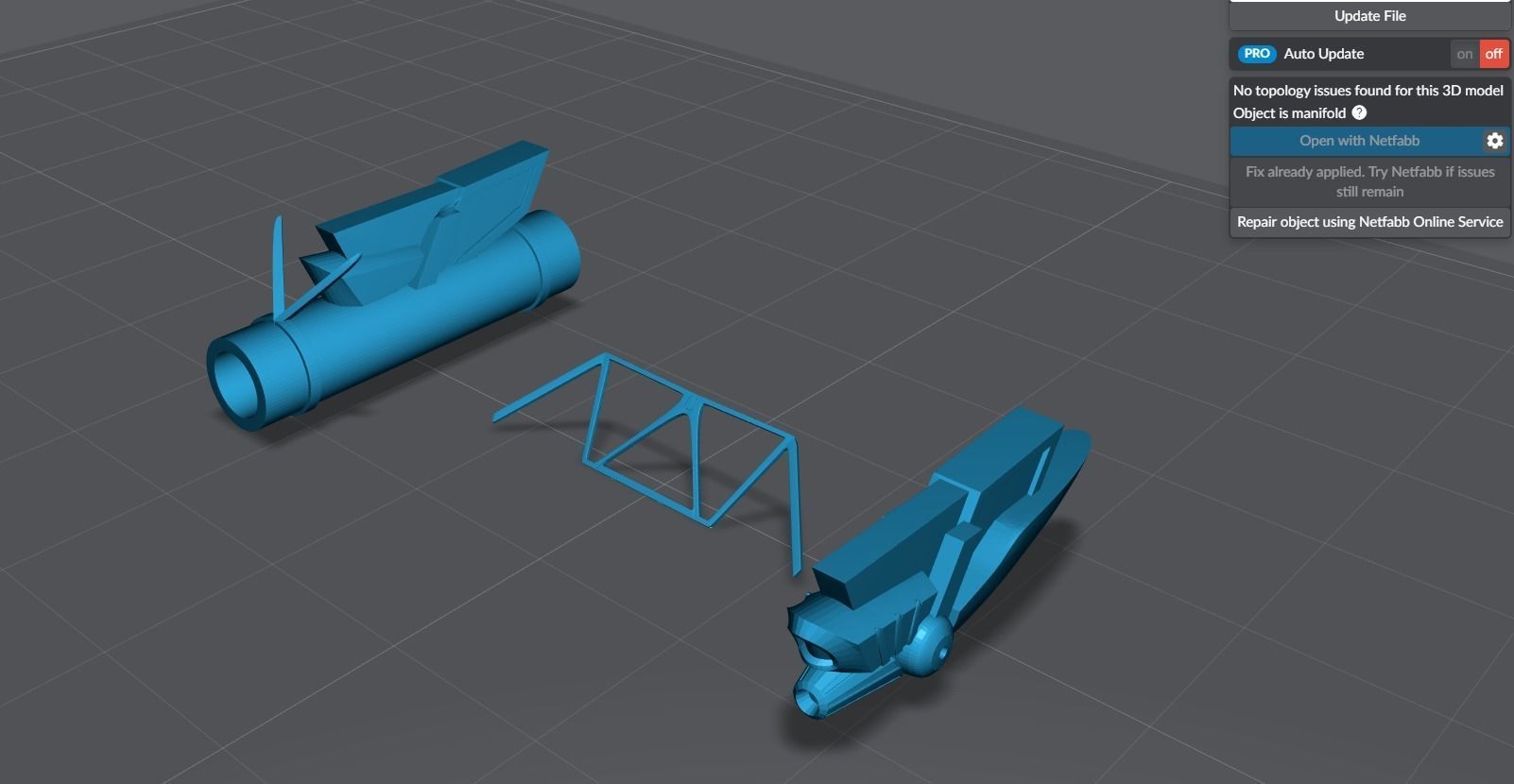 ID4 Alien Attacker Scale model 3D model 3D printable | CGTrader