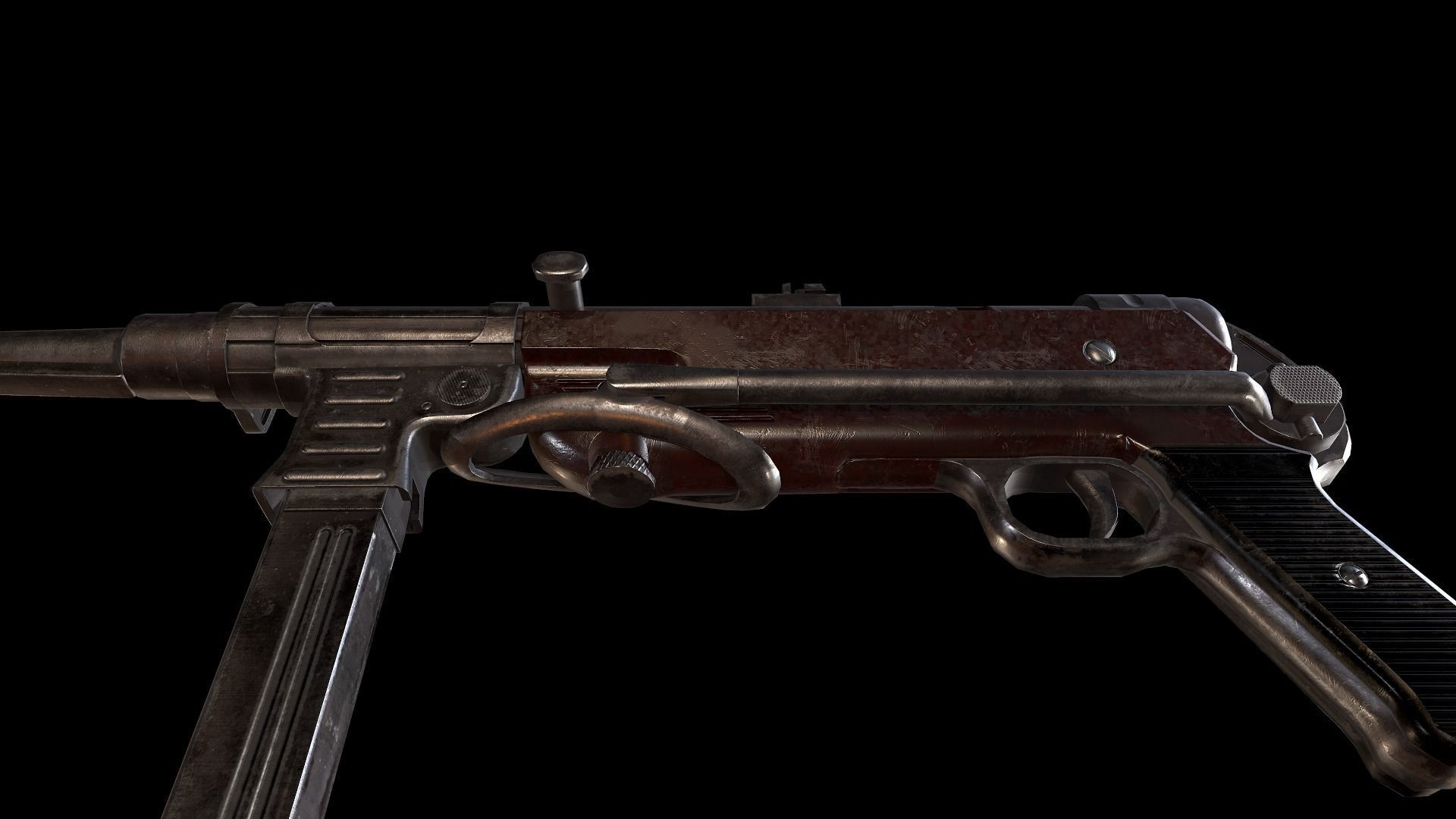 3D model MP-40 WW2 submachine gun VR / AR / low-poly | CGTrader