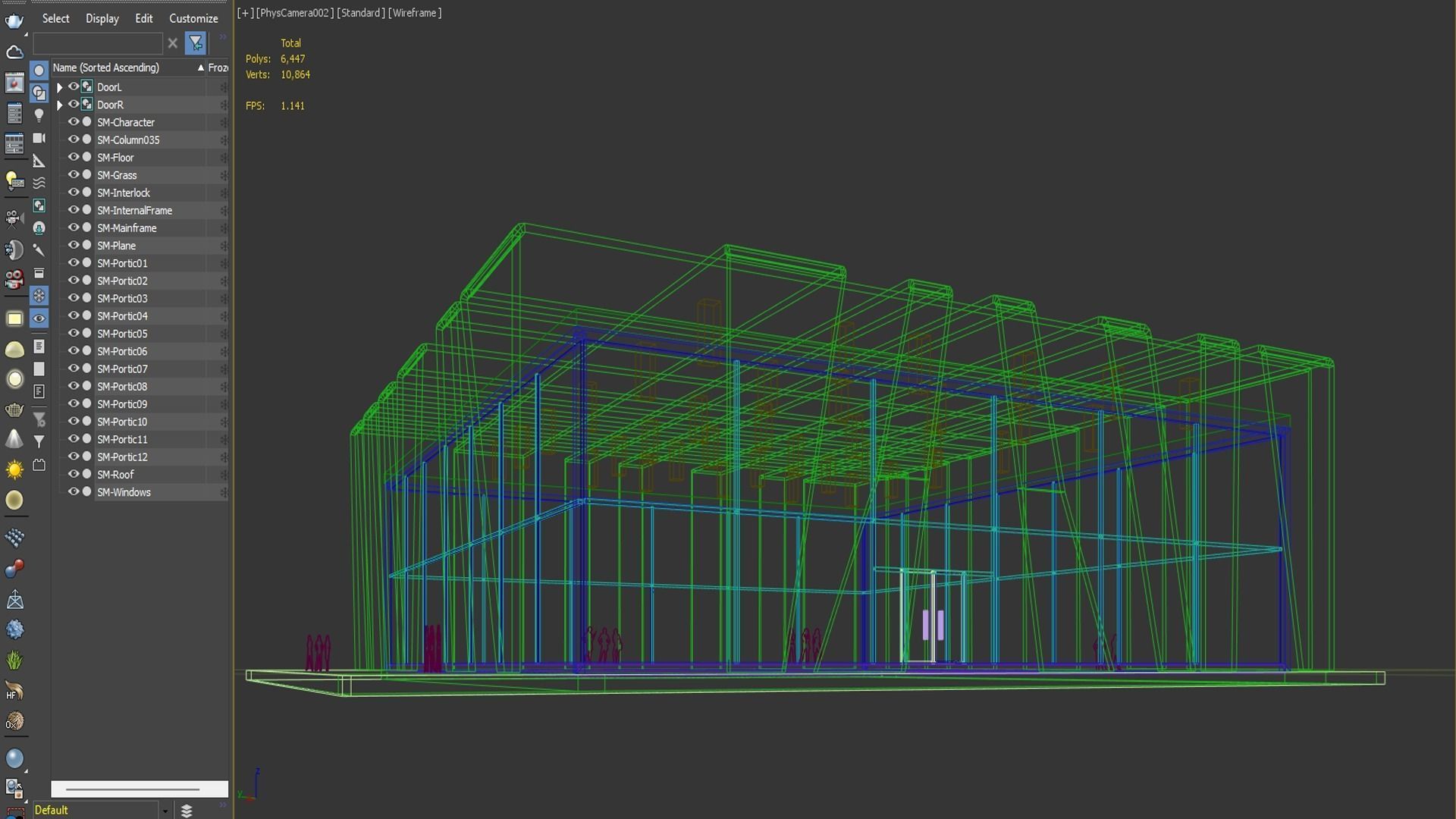 3D model Exhibition interior and exterior VR / AR / low-poly | CGTrader