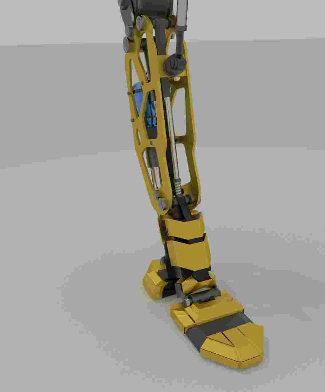 Robot Foot free 3D model | CGTrader