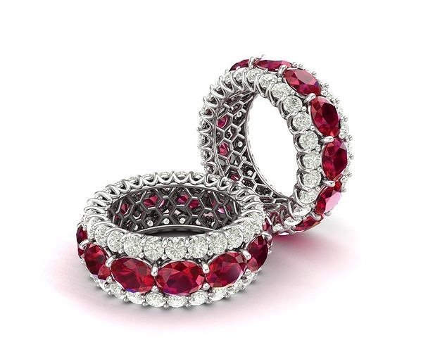 RUBY RING 3D model 3D printable | CGTrader