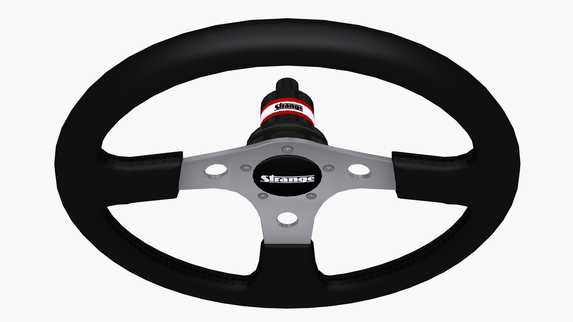 3D model Strange Pro steering wheel VR / AR / low-poly | CGTrader