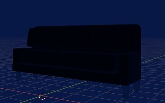 Coach couch free 3D model | CGTrader