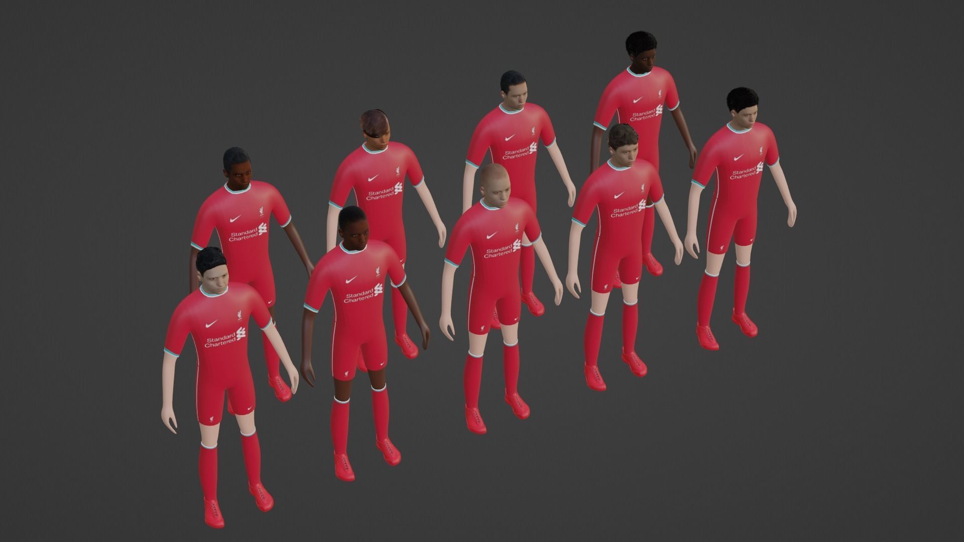 3D model Liverpool - Team VR / AR / low-poly | CGTrader