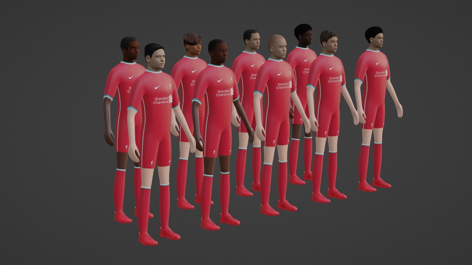 3D model Liverpool - Team VR / AR / low-poly | CGTrader