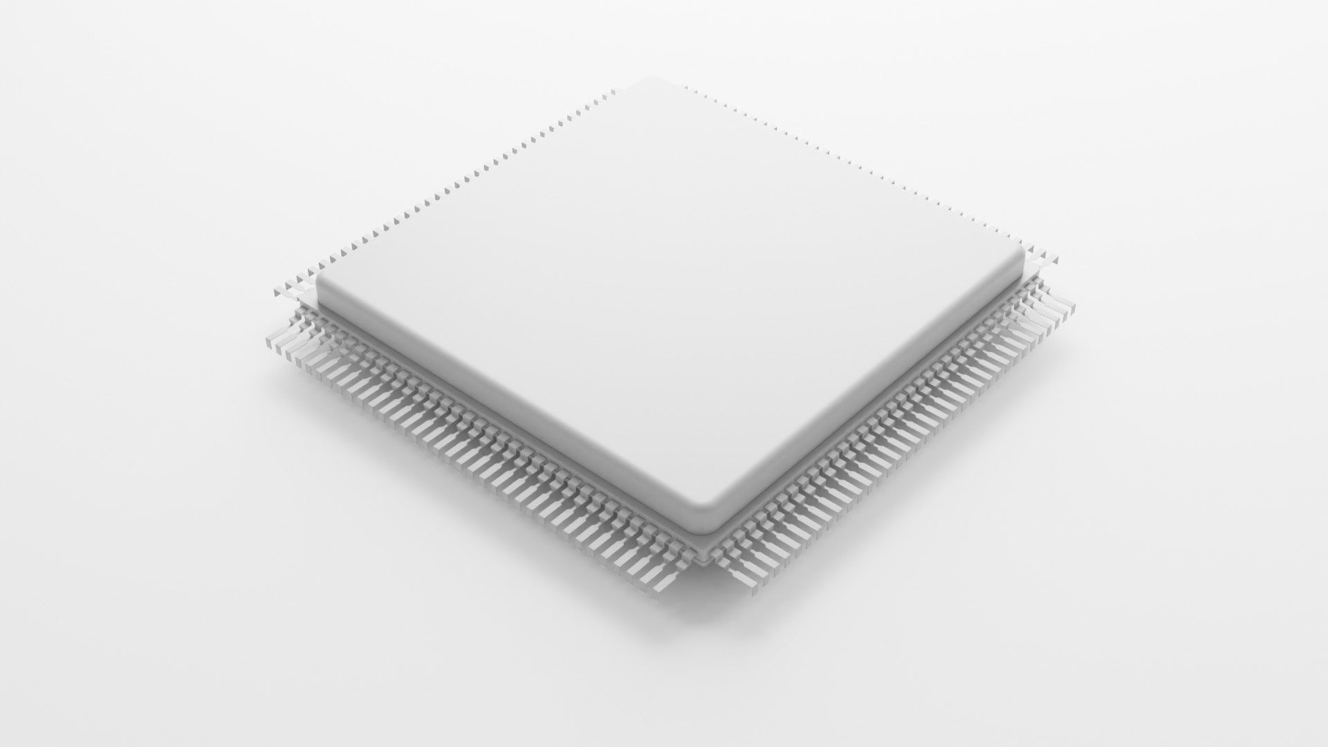 chip-cpu amd ryzen processor 3D model | CGTrader