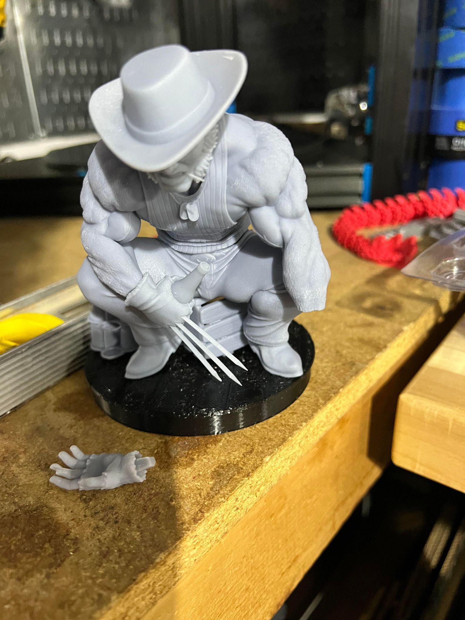 Wolverine drinking 3D model 3D printable | CGTrader