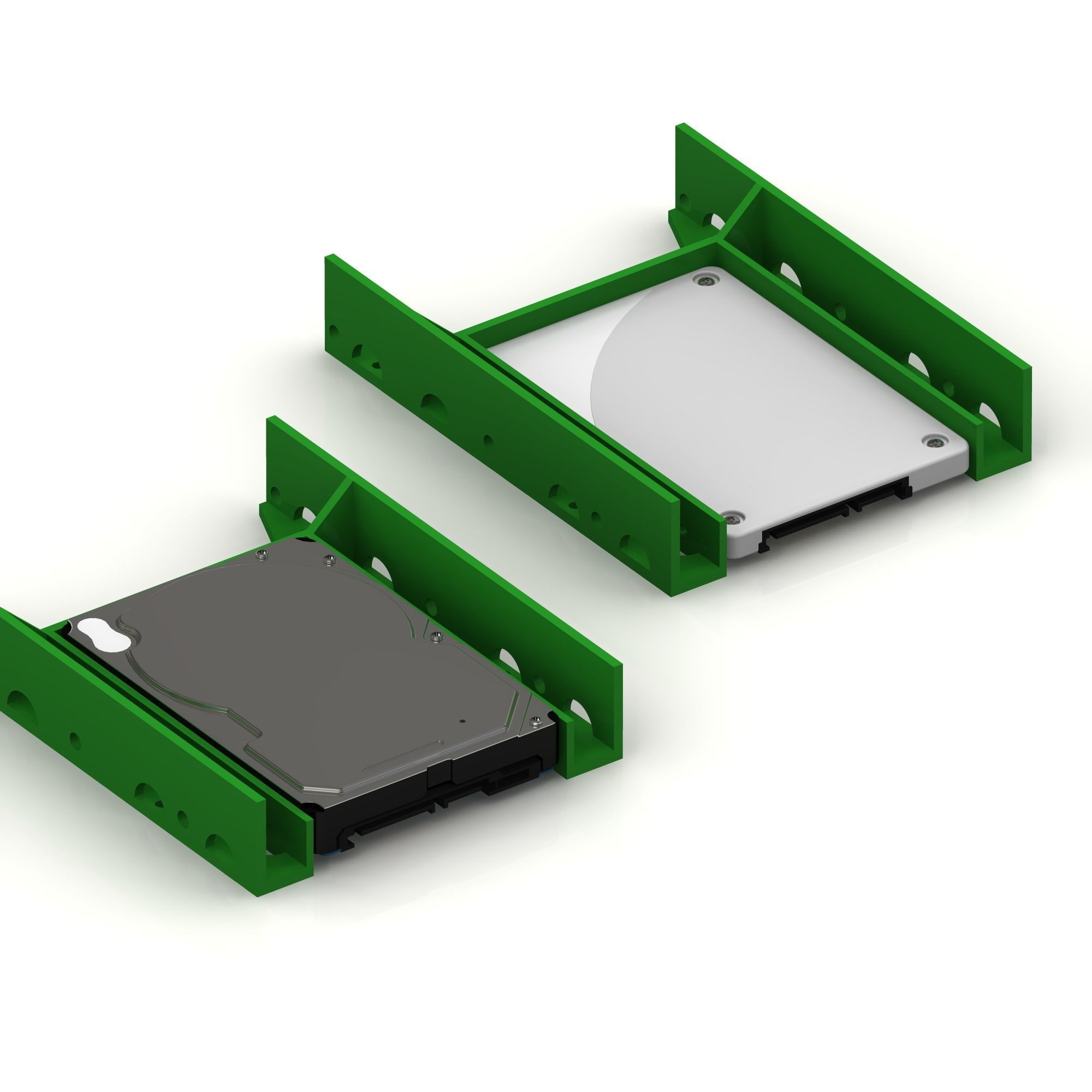 laptop to desktop hard drive adapter 3D model 3D printable | CGTrader