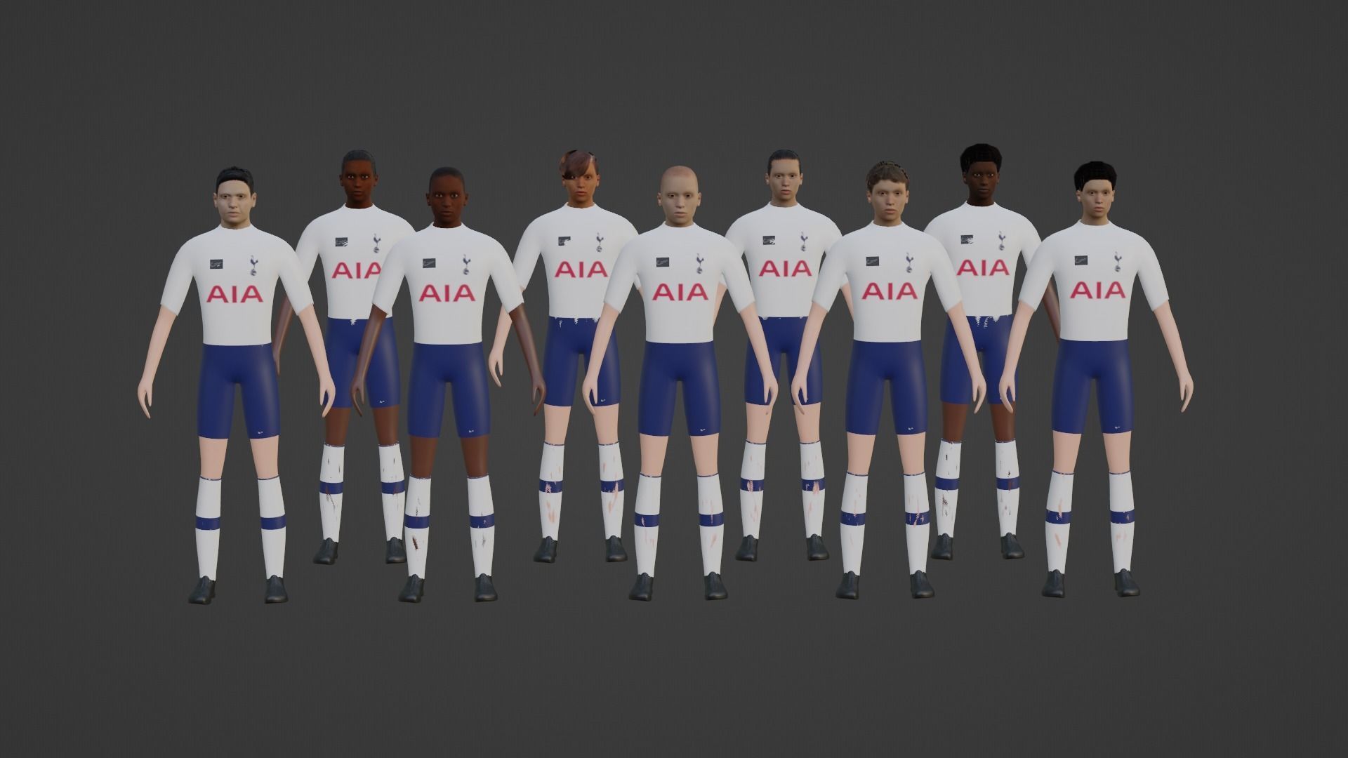 3D model Tottenham - Team VR / AR / low-poly | CGTrader