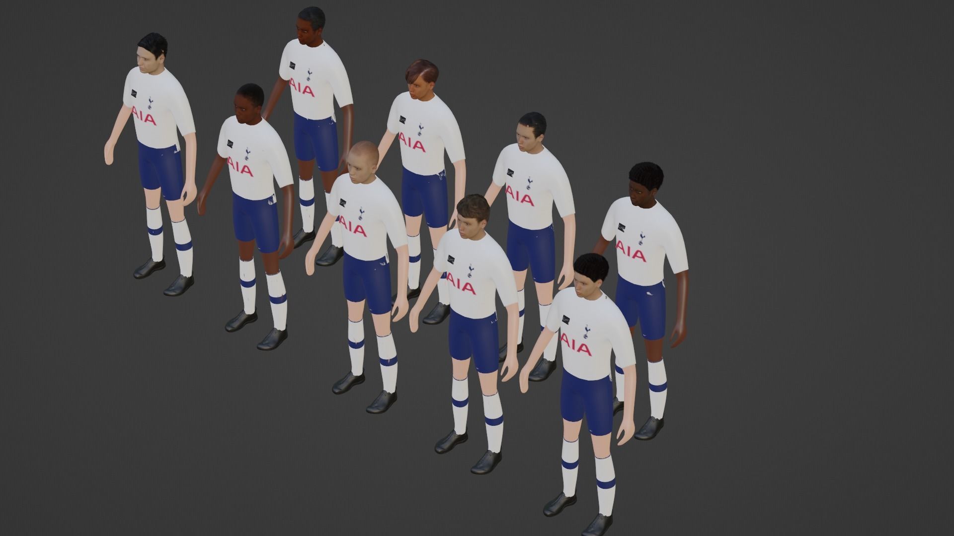 3D model Tottenham - Team VR / AR / low-poly | CGTrader
