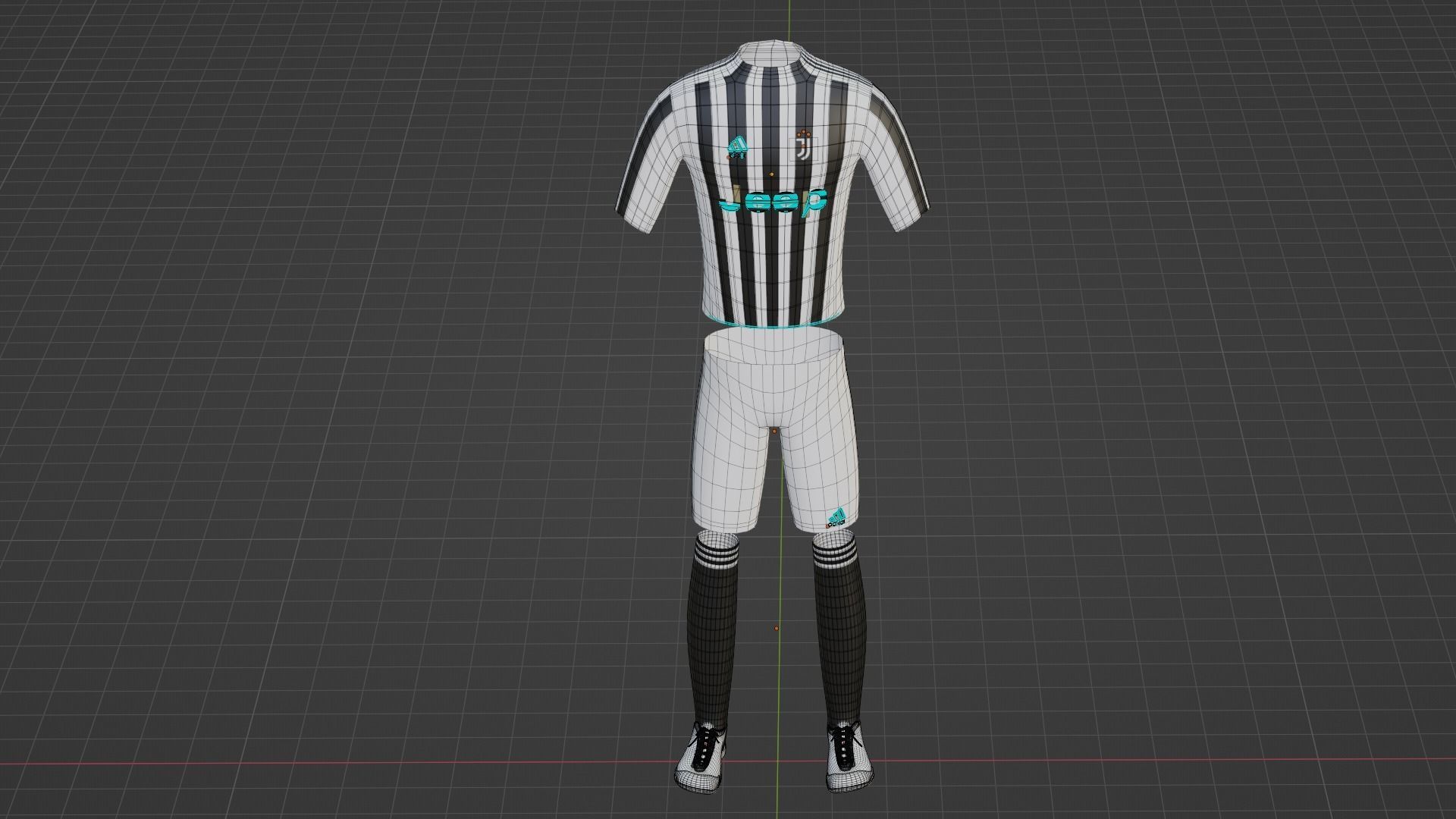 3D model Juventus Sportwear VR / AR / low-poly | CGTrader