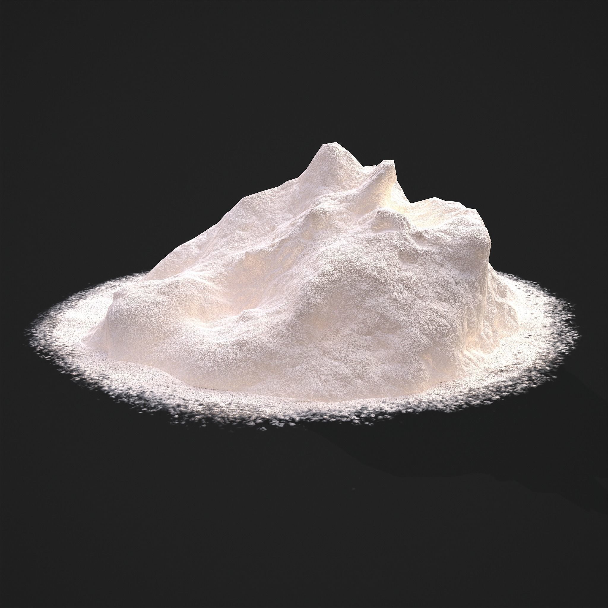 3D model Flour Piles VR / AR / low-poly | CGTrader
