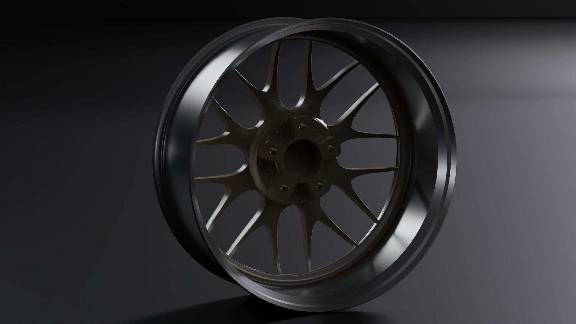 3D model custom Wheel BBS RS-GT VR / AR / low-poly | CGTrader