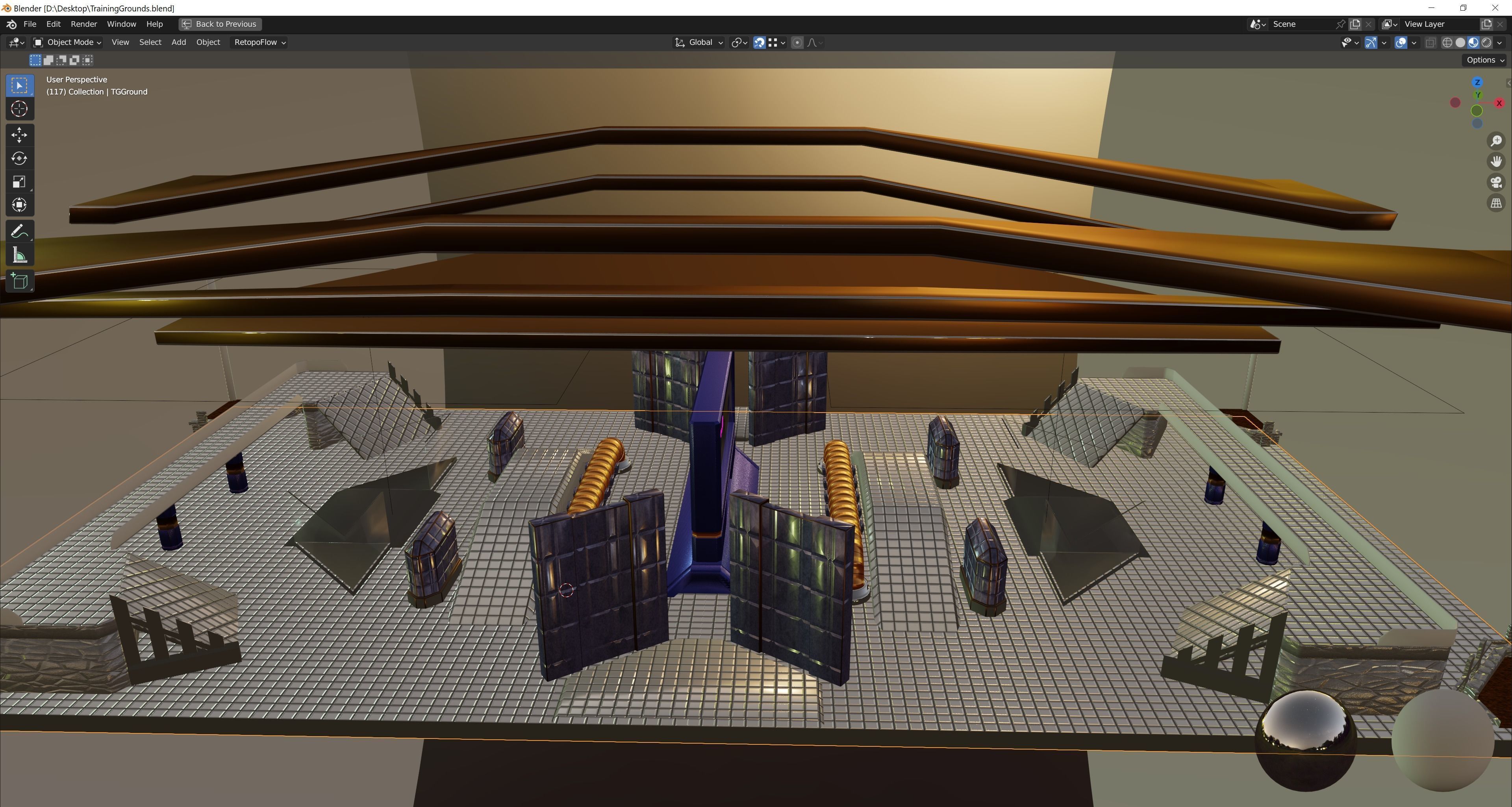 Training Grounds 3D model | CGTrader