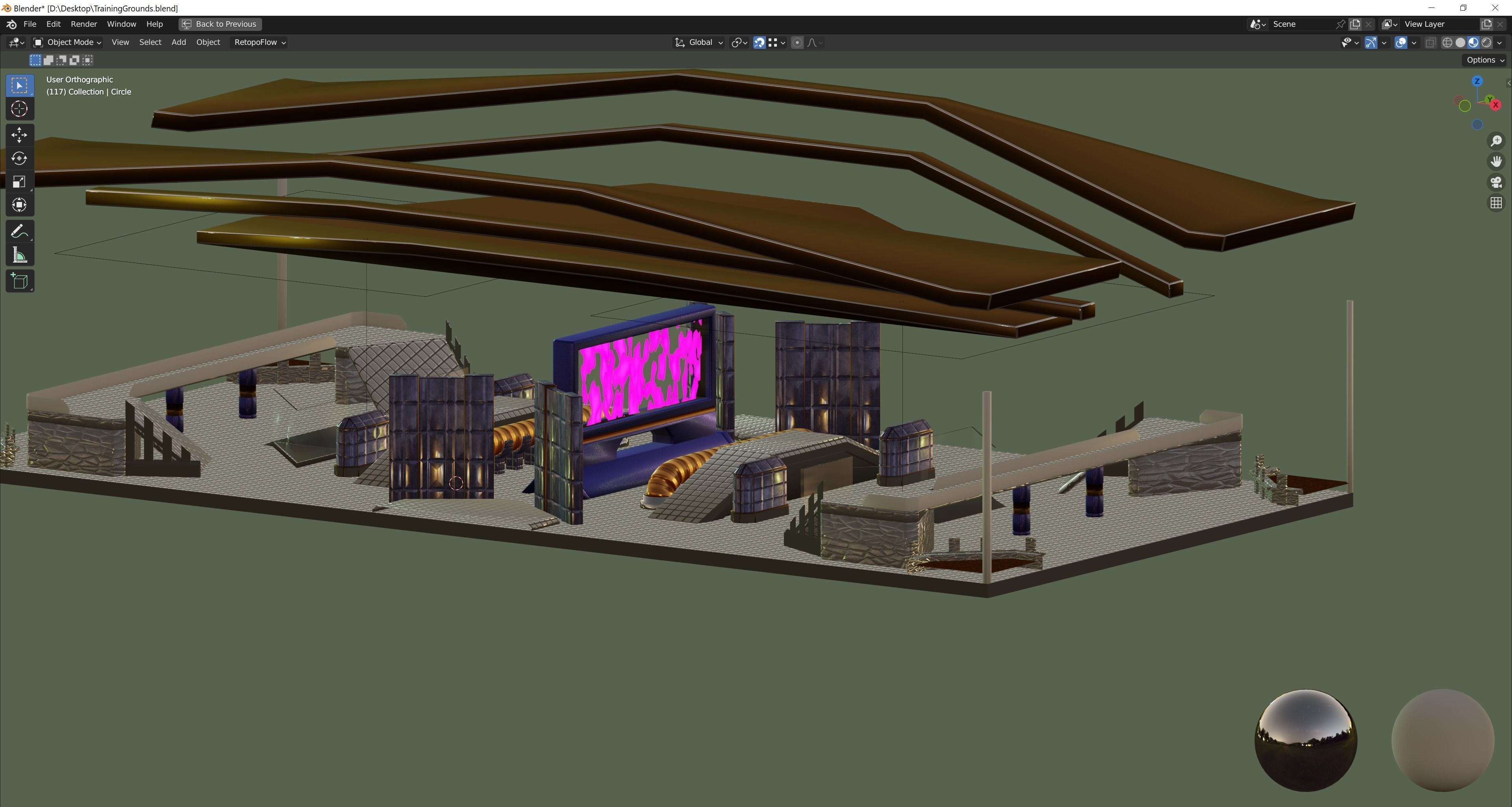 Training Grounds 3D model | CGTrader
