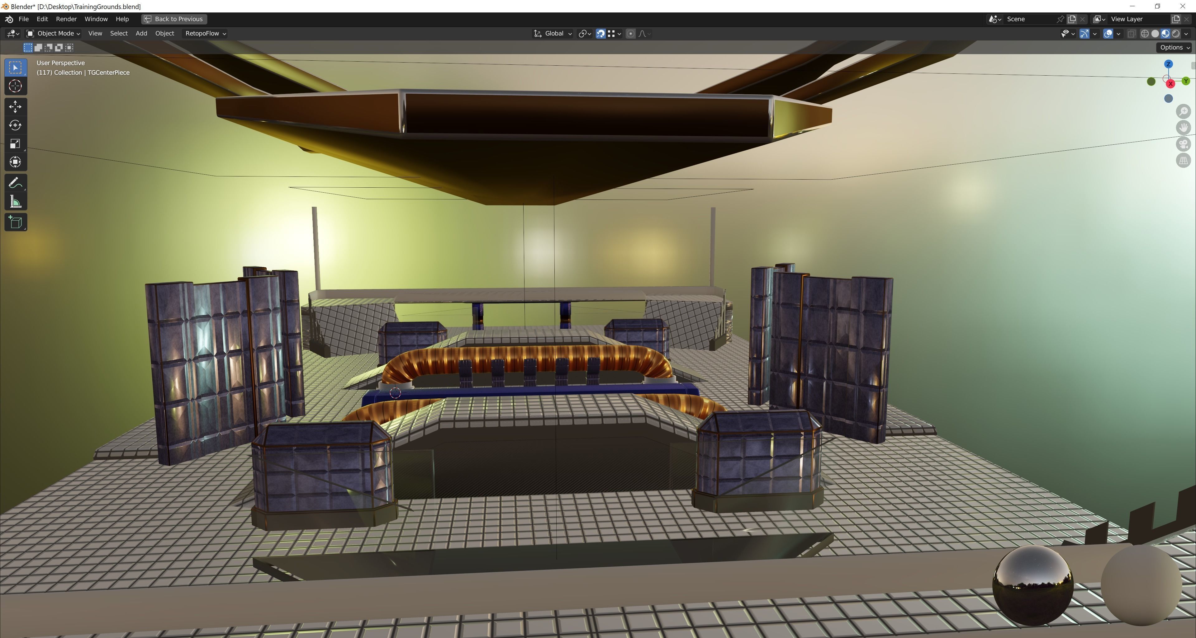 Training Grounds 3D model | CGTrader
