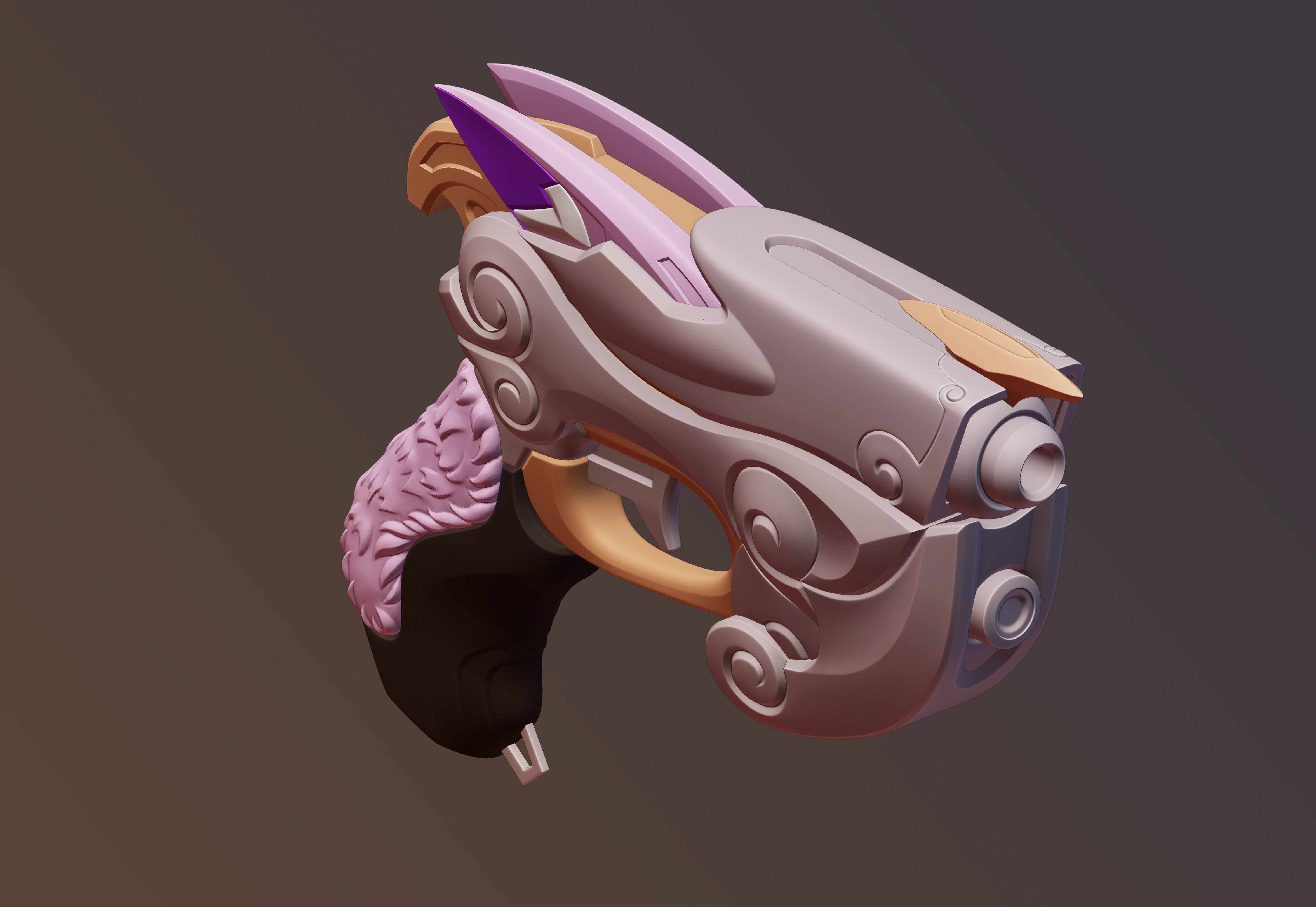 OVERWATCH DVa Shin-Ryeong Gun cosplay 3D model 3D printable | CGTrader