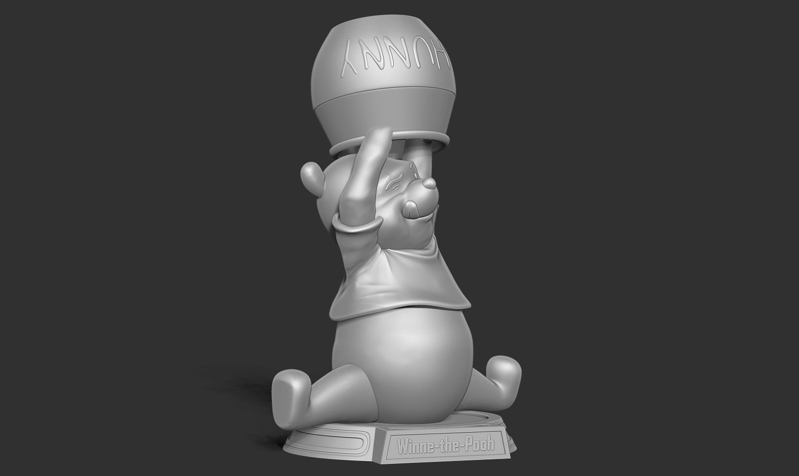 Winnie - the - Pooh 3D model 3D printable | CGTrader