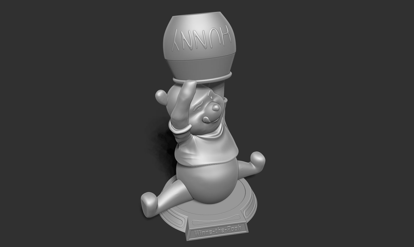 Winnie - the - Pooh 3D model 3D printable | CGTrader