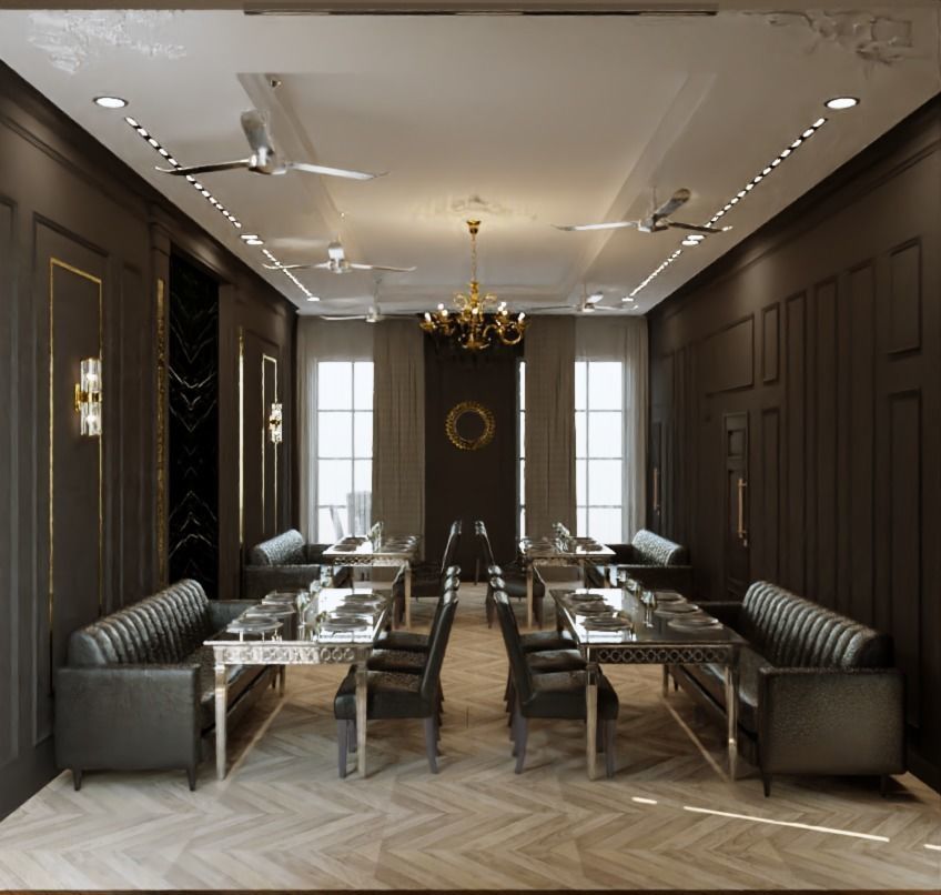 A VIP Restaurant 3d model with classic style 3D model | CGTrader