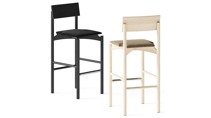 Sipa Spam Bar Chair 3D model | CGTrader