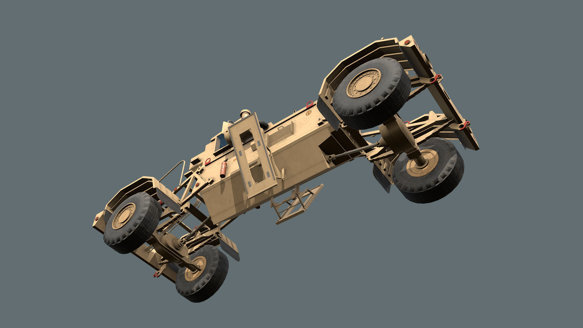 Husky mine detection vehicle 3D model | CGTrader