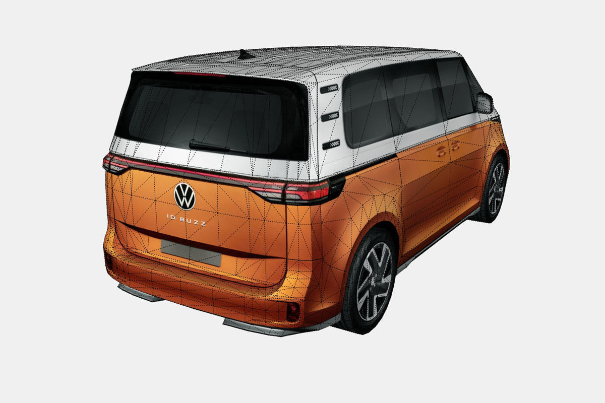 3D model Volkswagen ID Buzz 2023 VR / AR / low-poly | CGTrader
