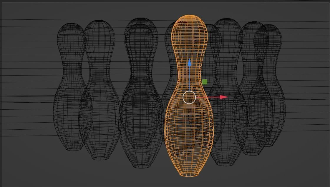 BOWLING PINS free 3D model | CGTrader