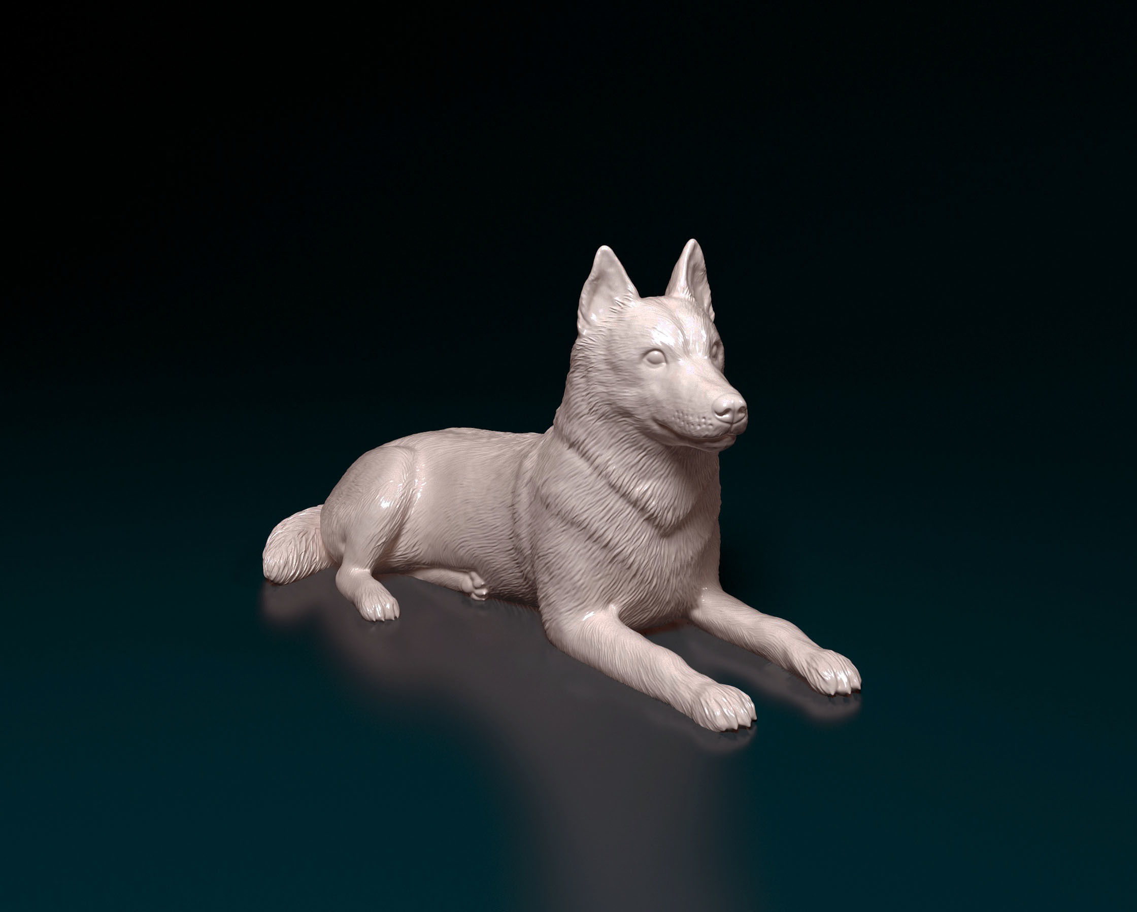 Husky 3D model 3D printable | CGTrader