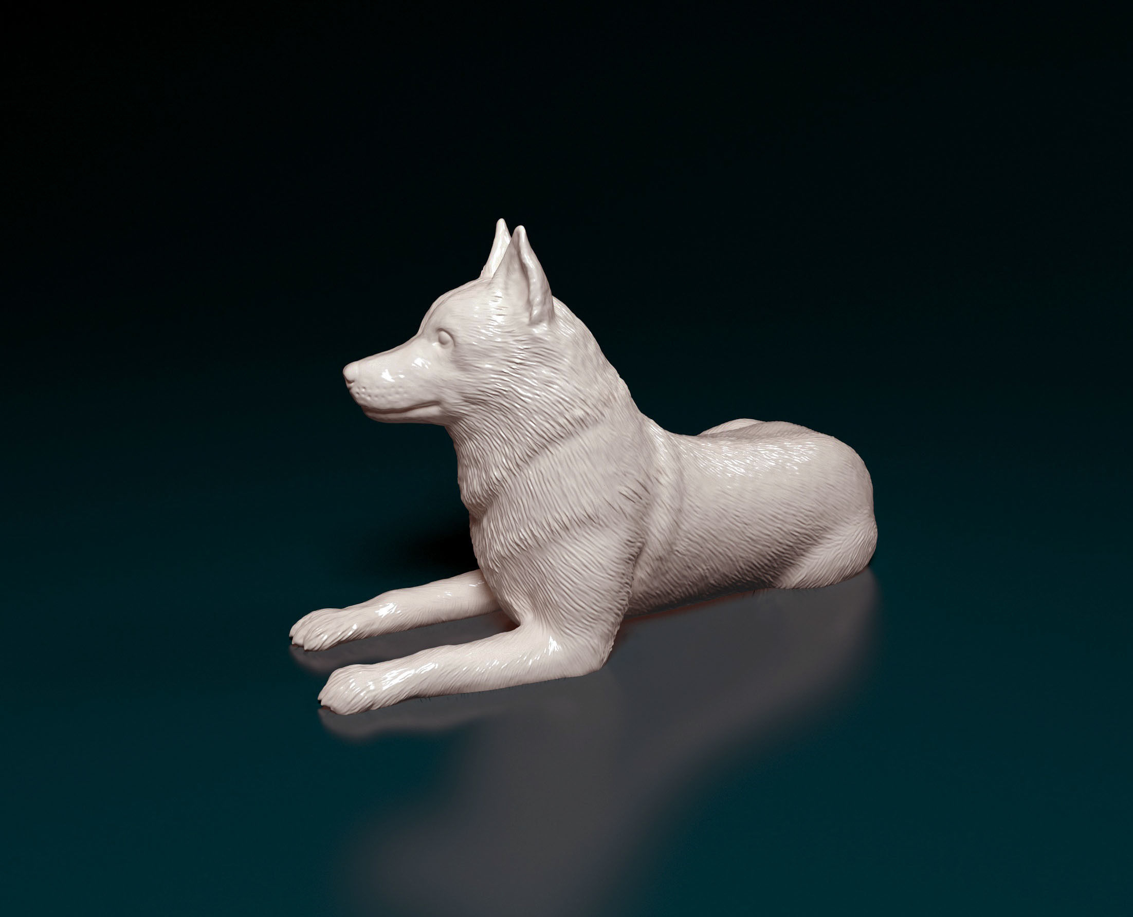 Husky 3D model 3D printable | CGTrader