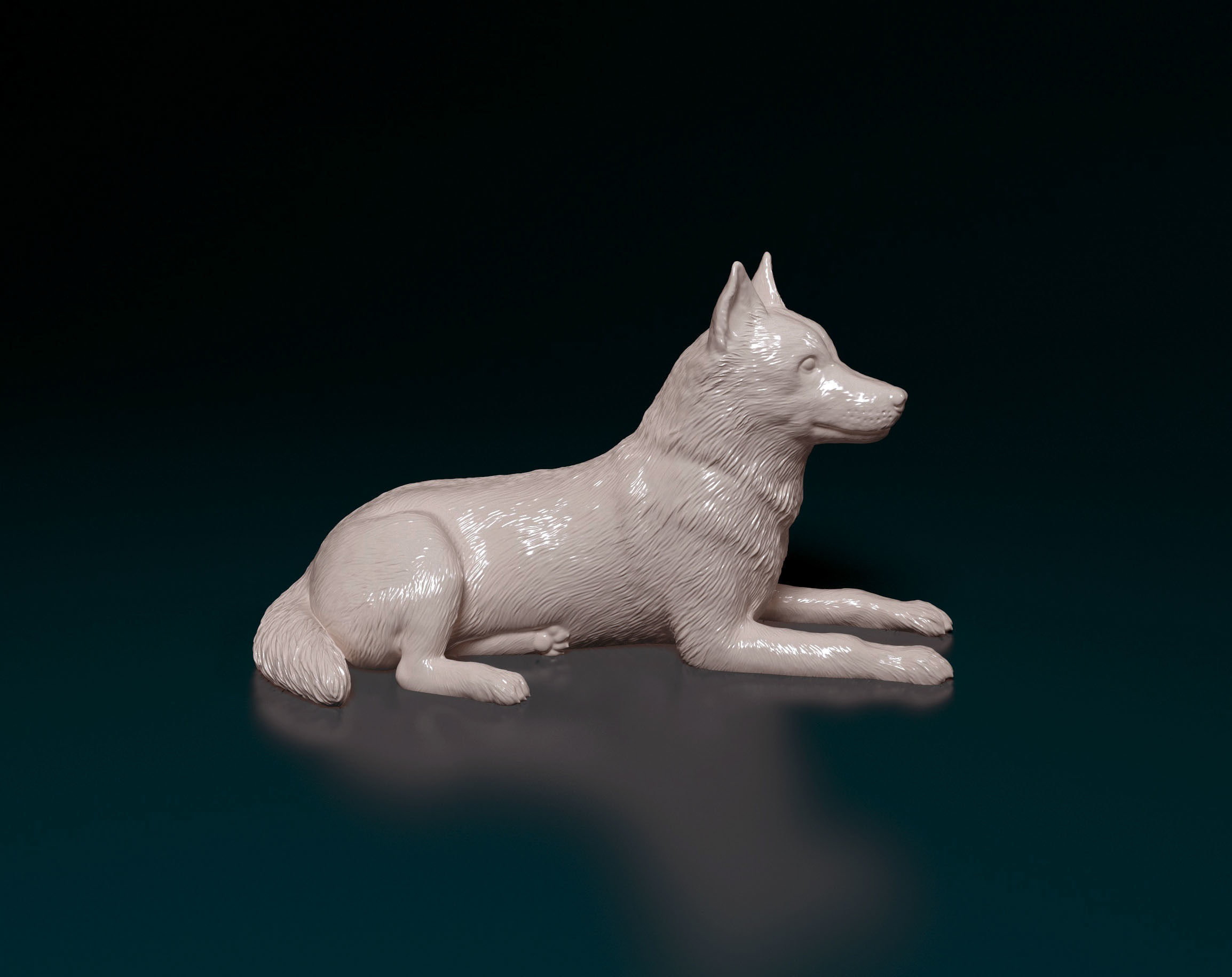Husky 3D model 3D printable | CGTrader