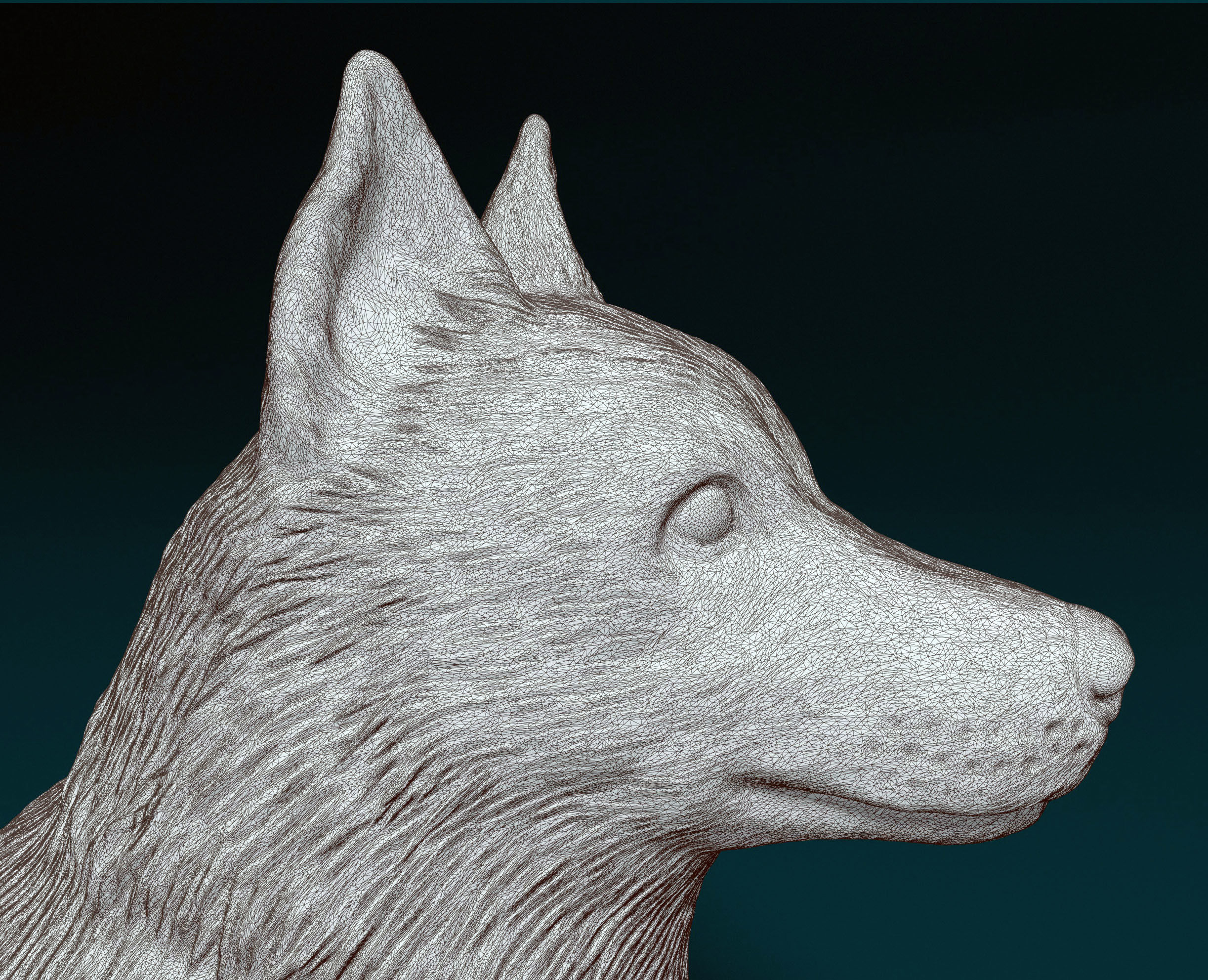Husky 3D model 3D printable | CGTrader