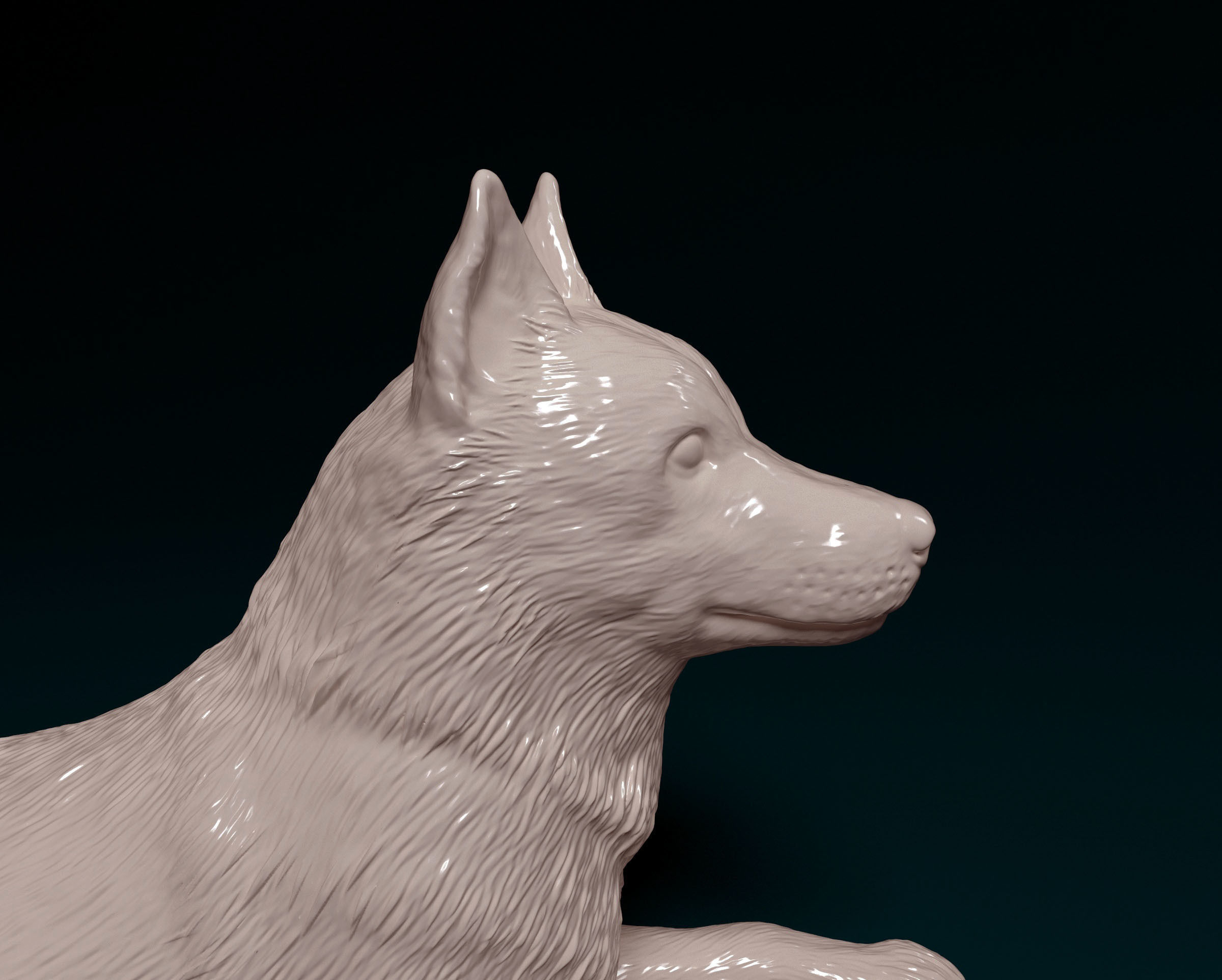 Husky 3D model 3D printable | CGTrader