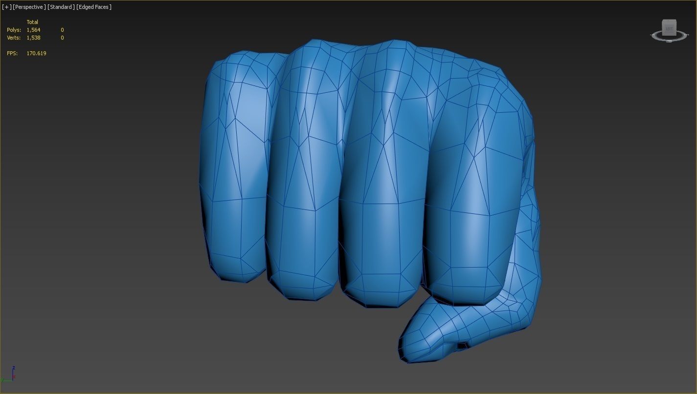 3D model Fist 1 VR / AR / low-poly | CGTrader