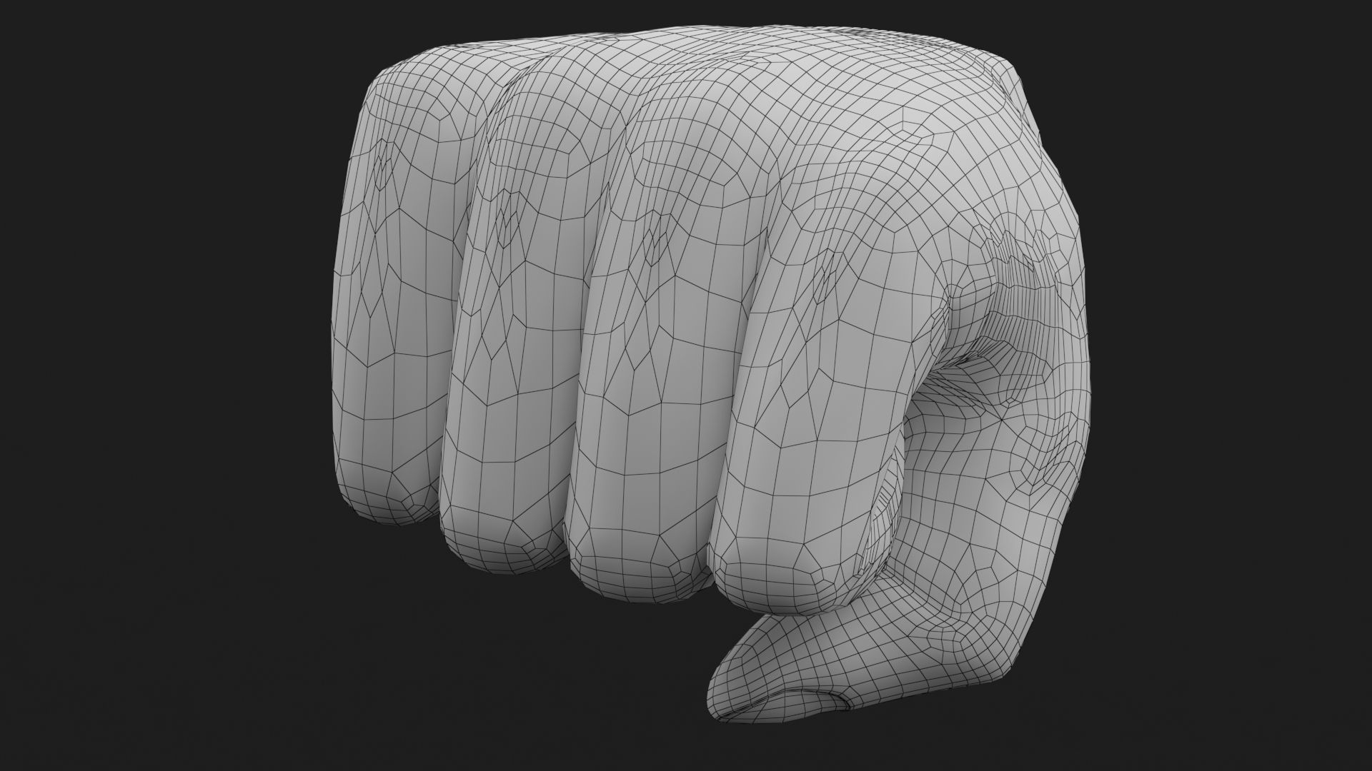 3D model Fist 1 VR / AR / low-poly | CGTrader