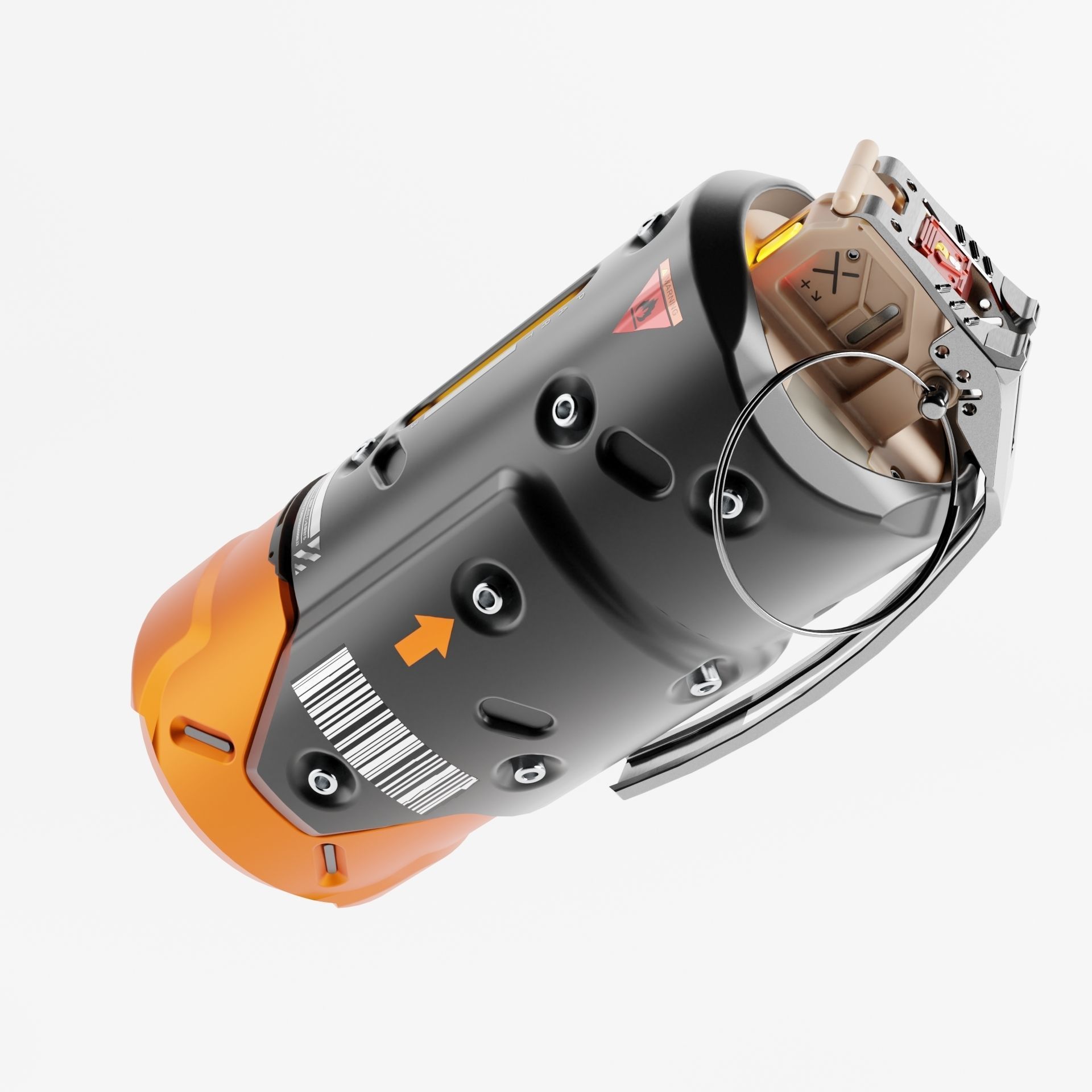 Toxic Sci-fi Grenade 3D model | CGTrader