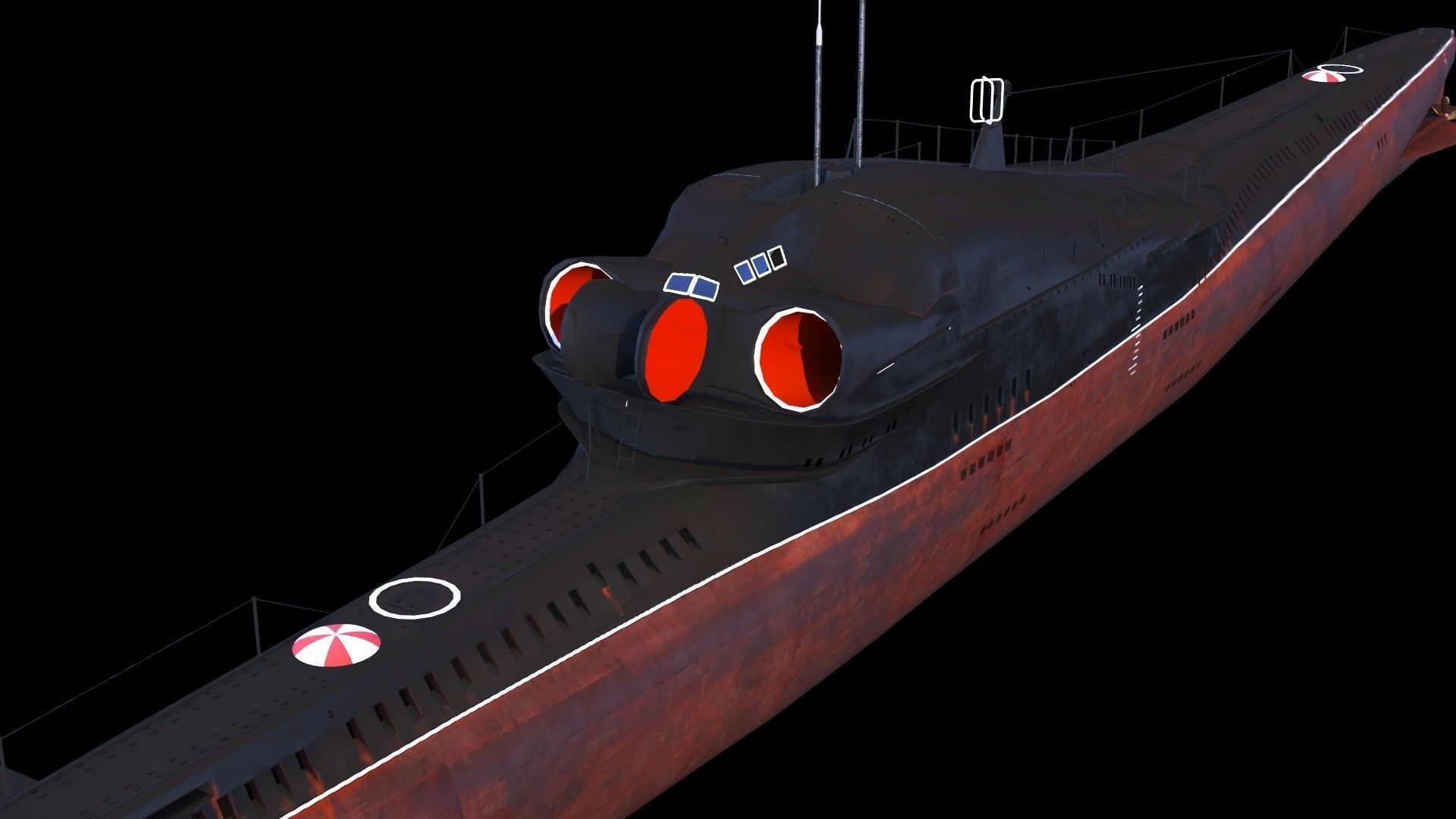 Project 665 Whiskey Long Bin submarine 3D model | CGTrader