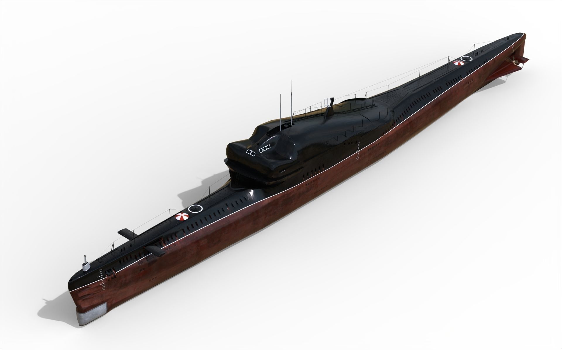 Project 665 Whiskey Long Bin submarine 3D model | CGTrader