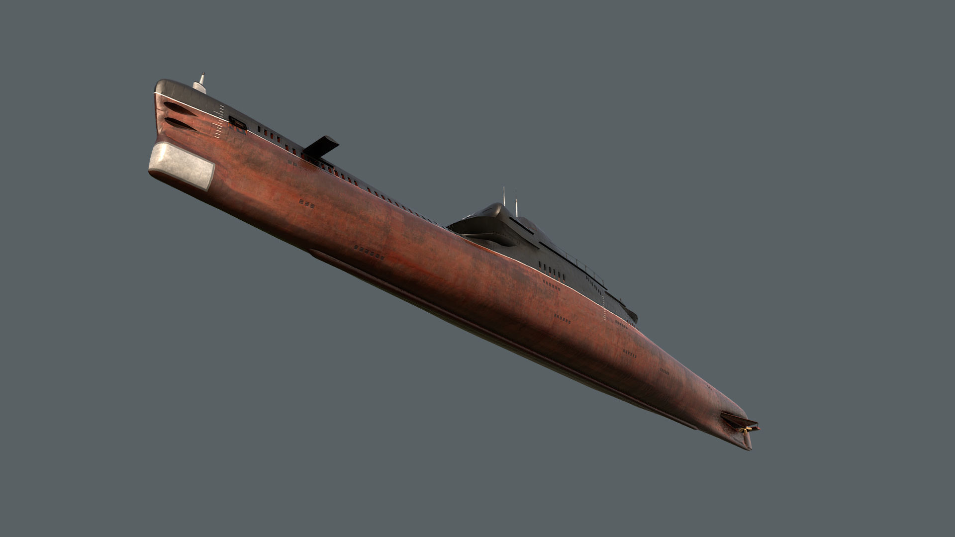 Project 665 Whiskey Long Bin submarine 3D model | CGTrader